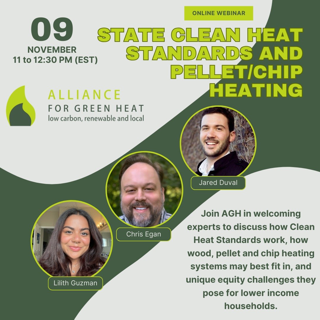 State Clean Heat Standards and Pellet/Chip Heating webinar ...
